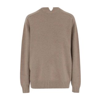 Carven Rundhals-Pullover - - Knitwear - Damen - Braun - M