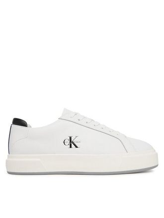 Calvin Klein Sneakers Basket Cupsole Laceup Lth Ml YM0YM01460 Wei&szlig;