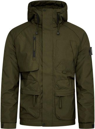 SOULSTAR Steppjacke S2MALBUN Herren leichte Field-Jacket mit Kapuze Fleece gefütterte Outdoor-Jacke