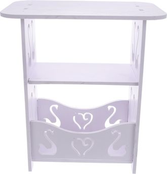 Garneck Nachttisch Modern Fürs Schlafzimmer Kleiner Beistelltisch Als Couchtisch Mit Ablagefläche Für Bücher Und Lampen Für Kleine Räume Bett