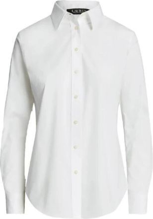 Ralph Lauren Femme, Blouses et Chemises, Blanc, Taille: 38 FR Jamelko Long Sleeve Shirt