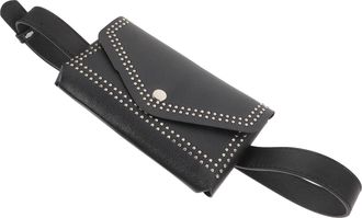 Holibanna MUCKLILY Punk G&uuml;rteltasche mit Nieten Kleine Modische Bauchtasche f&uuml;r Damen Verstellbarer Lederg&uuml;rtel Vielseitige H&uuml;fttasche f&uuml;r Reisen und Alltag