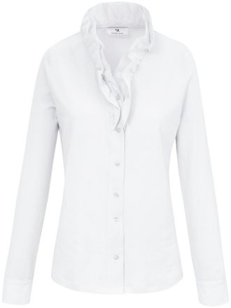 Peter Hahn Jersey-Bluse Peter Hahn weiss