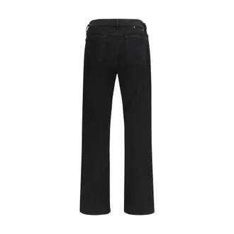 Golden Goose Mens Black Cotton Slim Fit Jeans Clothing