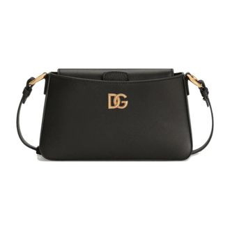 Dolce & Gabbana Leather Phone Bag - - Bags - Damen - Schwarzk - ONE SIZE