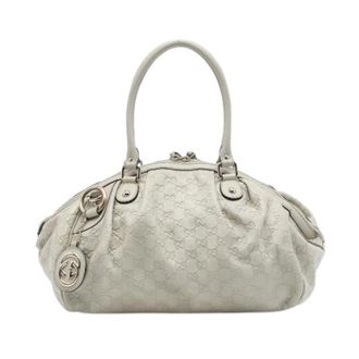 Gucci Pre-owned Sukey Satchel - Femme - Pre-owned - Blanc - Taille: ONE Size