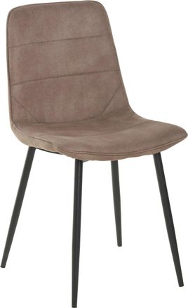 Livetastic Stuhl, Taupe, Metall, Textil, konisch, 47x84x52 cm, Esszimmer, St&uuml;hle, Esszimmerst&uuml;hle, Vierfu&szlig;st&uuml;hle