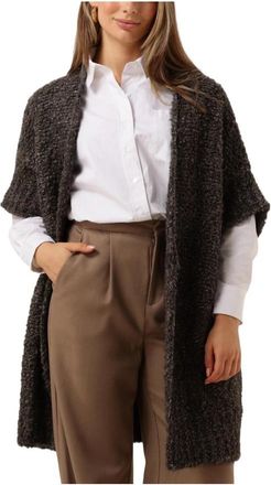 Nukus Bess Cardigan - - Knitwear - Damen - Braun - S