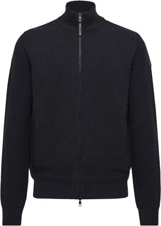 Moncler Homme, Pulls, Bleu, Taille: M Cardigan en Tricot