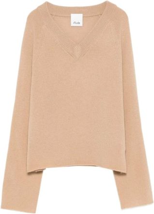 Allude Femme, Pulls, Beige, Taille: 40 FR Pull ras du cou