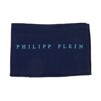 Philipp Plein Luxuri&ouml;ser blauer Viskose-Schal - - Accessories - Herren - Blau - ONE SIZE