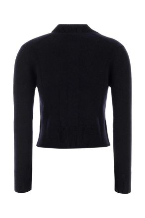 Maison Kitsun&eacute; Patch Cardigan - Navy