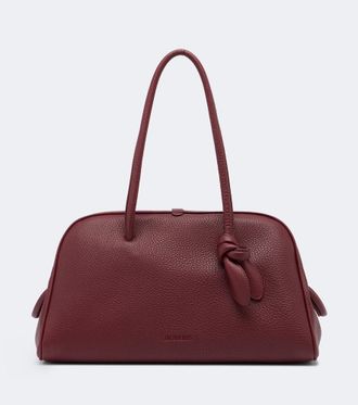 Jacquemus Sac bowling Turismo Medium en cuir