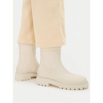 Calvin Klein Jeans Gummistiefel Calvin Klein Jeans Mid Rainboot Rubber YW0YW02004 &Eacute;cru