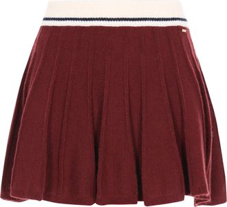 Dreimaster Dreimaster Rock Frauen weinrot marineblau cremewei&szlig;