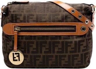 Fendi Pre-owned Toile sacs-fendi - Femme - Pre-owned - Brun - Taille: ONE Size