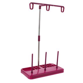 NUOBESTY Garnrollenhalter f&uuml;r N&auml;hmaschinen 3 Faden Organizer aus Kunststoff Stabil Kompakt f&uuml;r N&auml;hzubeh&ouml;r und Selbstgemacht Projekte