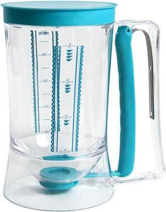 Betty Bossi Dosierflasche für Teig - bahnige Farbe (Kunststoff, Gläser oder Millimeter)