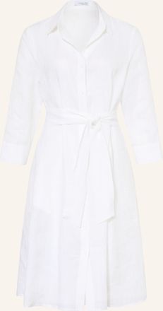 Rossana Diva Rossana Diva Hemdblusenkleid Mit Leinen Und 3/4-Arm weiss