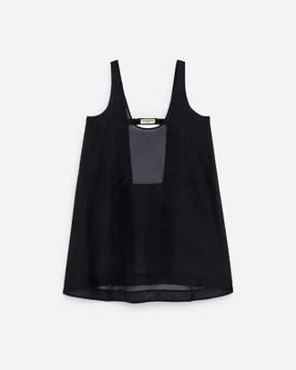 Arket Und Laila Gohar A-Linien-Minikleid -Blau