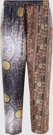 Pierre-Louis Mascia Pantalon Aloe Soie Imprim&eacute;