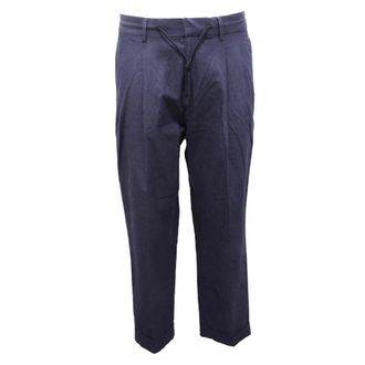Scotch & Soda Loose Cropped Fit Hosen - - Trousers - Herren - Blau - W36
