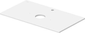 Duravit Sivida Konsole, 1 Ausschnitt mittig, 880x500mm, - Duravit