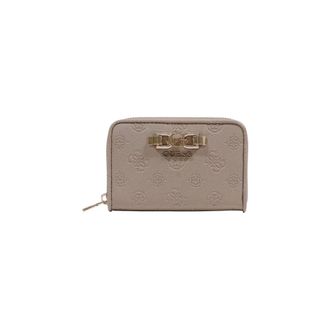 Guess Femme, Accessoires, Beige, Taille: ONE Size Portefeuille zipp&eacute;