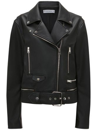 J.W.Anderson Bikerjacke aus Leder - Schwarz