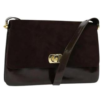 Bally Pre-owned Wildleder-Schultertasche - - Pre-owned - Damen - Braun - ONE SIZE
