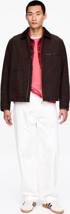 Arket Jacke Aus Baumwollcanvas -Braun