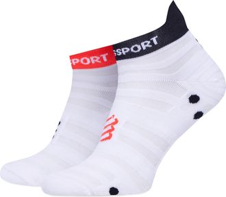 Compressport Kurze Socken Compressport Pro Racing Socks v4.0 Ultralight Run Low XU00051B Wei&szlig;