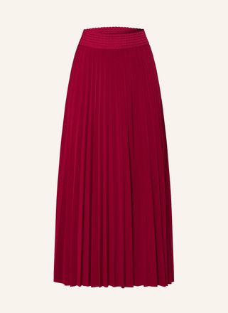 Rich & Royal Jerseyrock Mit Plissees rot