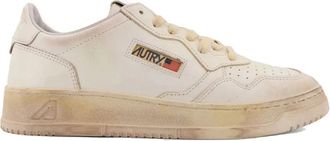Autry Homme, Chaussures, Blanc, Taille: 45 EU Medalist Low Super Vintage Aulm Sv01