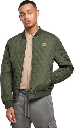 Urban Classics Herren Diamond Quilt Jacket Olive, 3XL