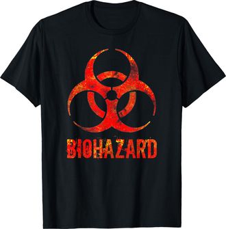 MathWare Biohazard Distressed Biology Science Lehrer Geschenk T-Shirt