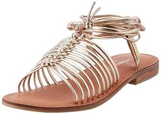 Les Tropeziennes LES TROPEZIENNES PAR M. BELARBI Femme Idylle Sandale, Or, 38 EU