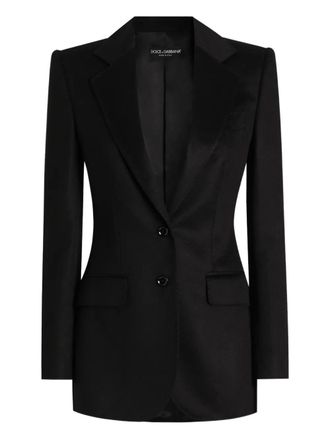 Dolce & Gabbana blazer à simple boutonnage - Noir