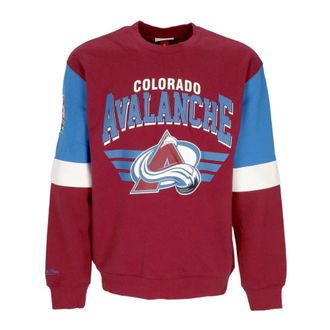 Mitchell & Ness NHL Crewneck Sweatshirt Colorado Avalanche Celebration - - Sweatshirts & Hoodies - Herren - Braun - XL