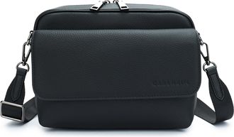 Carlheim Crossbody bag, Cross-Wear Kai, Genuine Leather, Black