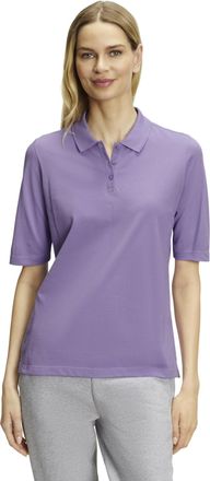 Falke Damen Polohemd Basic Pique Polo W Pl Baumwolle weich hautfreundlich bequem sehr leicht 1 St&uuml;ck, Lila Lavender 6901, XS