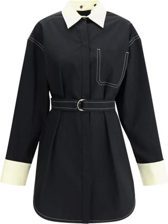 Sportmax Femme, Robes, Noir, Taille: 38 FR Myovid2 Shirt