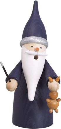 Seiffener Volkskunst | Räuchermännchen Erzgebirge Wichtel | 16 cm | erzgebirgische Holzkunst Weihnachten | 12312 | Zauberwichtel