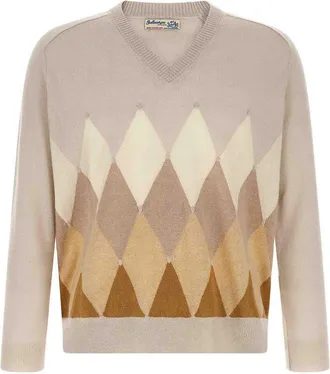 Ballantyne Rundhalspullover - Beige