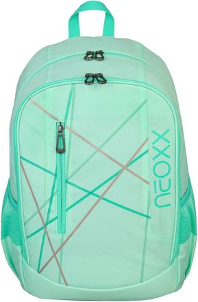 Neoxx Rucksack FLOW Mint to be - Rucksack f&uuml;r die Schule und Freizeit mit 2 F&auml;chern - Volumen ca. 20 Liter