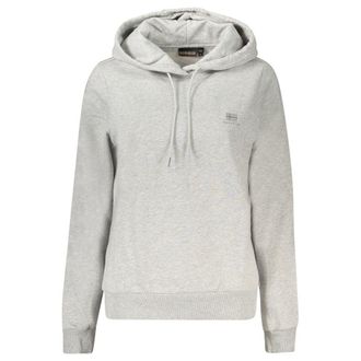 Napapijri Grigio Baumwoll Sweatshirt f&uuml;r Damen