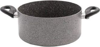 Ballarini Cortina Granitium Kasserolle 2 Griffe, Grau, Durchmesser 24 cm