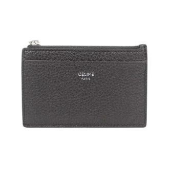 Celine Pre-owned Zipped Card Holder Calf Coin Case - - Pre-owned - Damen - Schwarzk - ONE SIZE