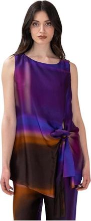 Momoni Femme, Tops, Multicolore, Taille: 44 FR Lapis Top