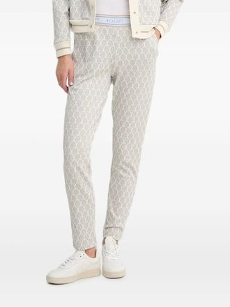 Joop Hose mit geometrischem Print - Nude